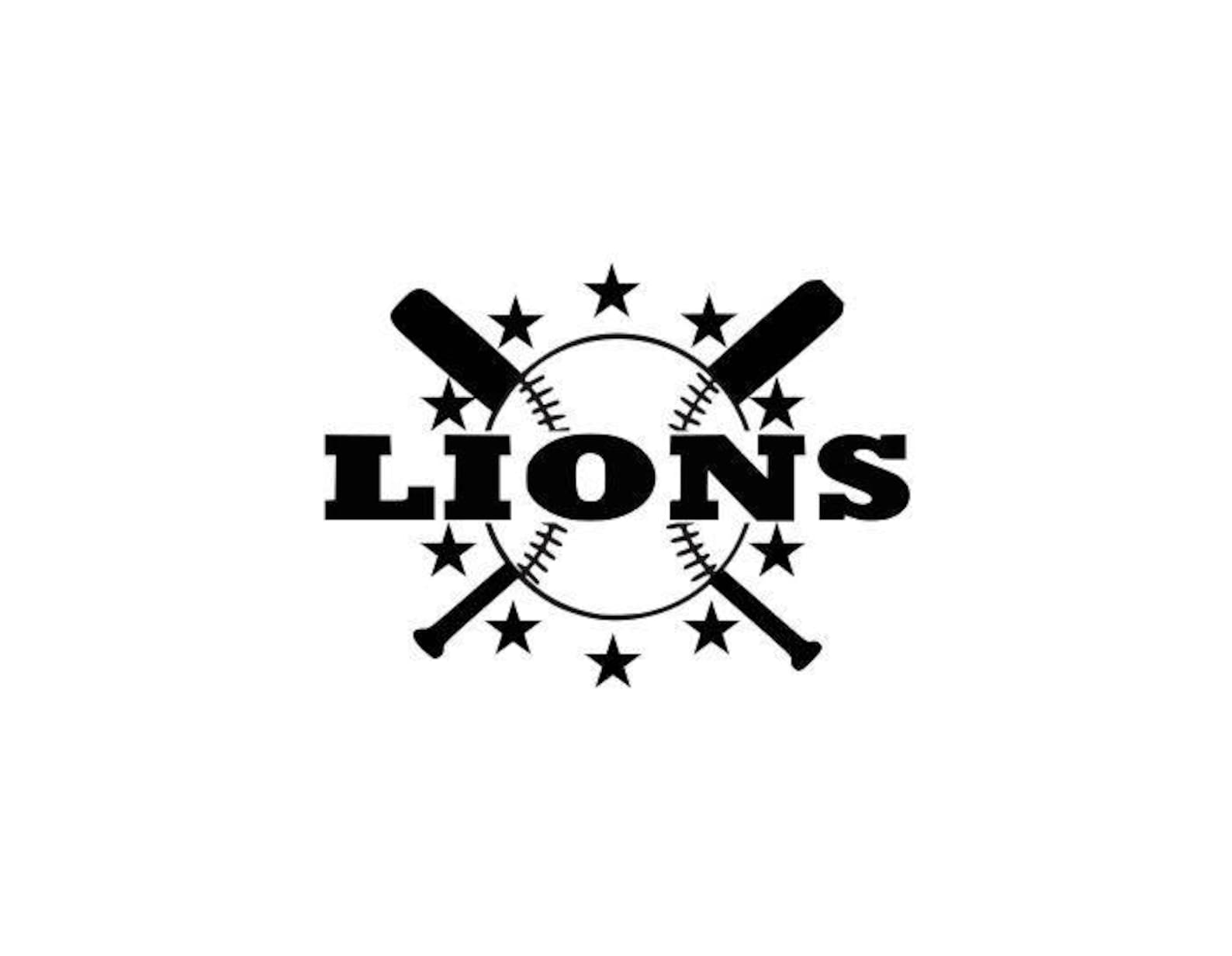 Lions Baseball Svg Baseball Files Svg Baseball Shirt Svg - Etsy