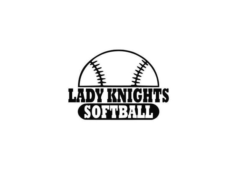 Lady Knights Svg, Knights Softball Svg, Softball Svg, SVG, DXF, EPS ...