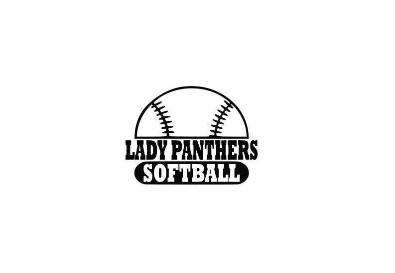 Lady Panthers Svg Panthers Softball Svg Softball - Etsy