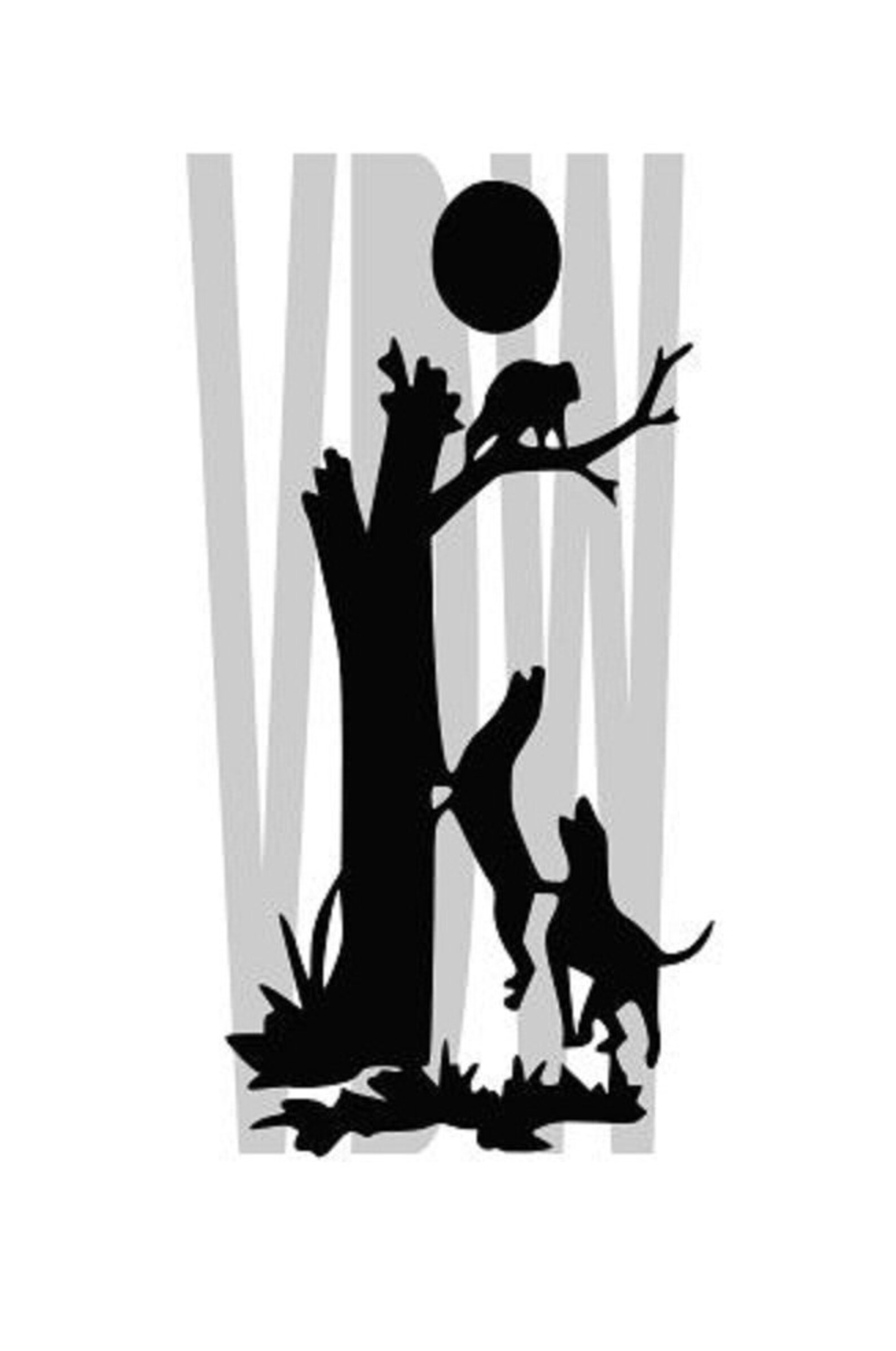 Coon Hunter Cutting Files Silhouette SVG DXF and EPS vinyl | Etsy