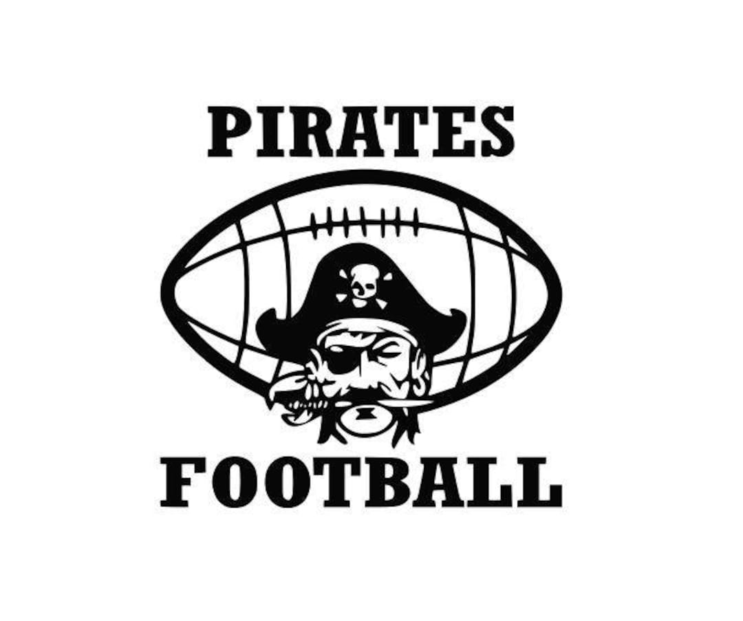 Pirates Football High School College SVG File Cutting, DXF, EPS Design ...