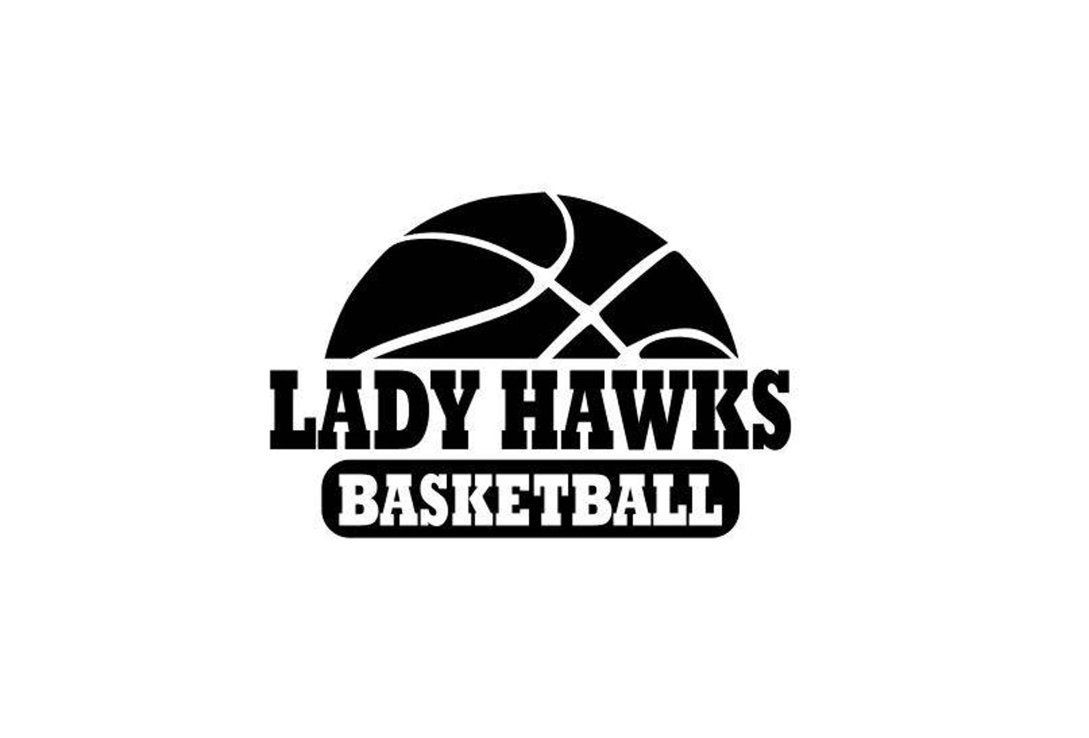 Lady Hawks Svg, Hawks Basketball Svg, Basketball Svg, SVG, DXF, EPS ...