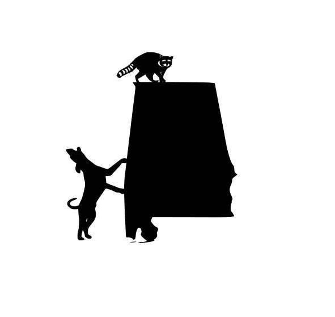 Alabama Coon Dogs Hunting Cutting Files Silhouette SVG, DXF and EPS ...