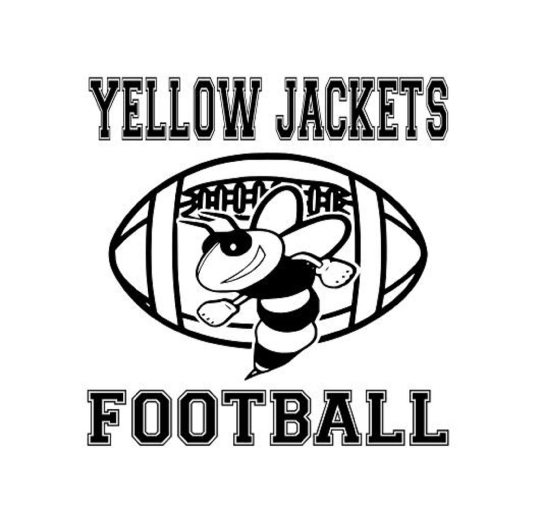 Yellow Jacket Football High School College Svg File Cutting Dxf Eps Design Cutting Files For