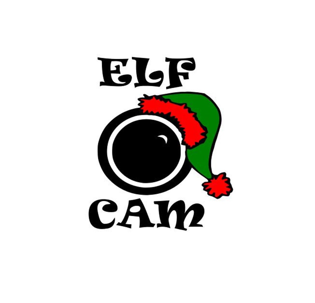 Elf Cam Svg, Elf Watch Svg, Elf Surveillance Svg, Christmas Cam Svg ...