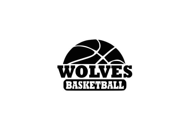 Wolves Svg, Wolves Basketball Svg, Basketball Svg, SVG, DXF, EPS ...
