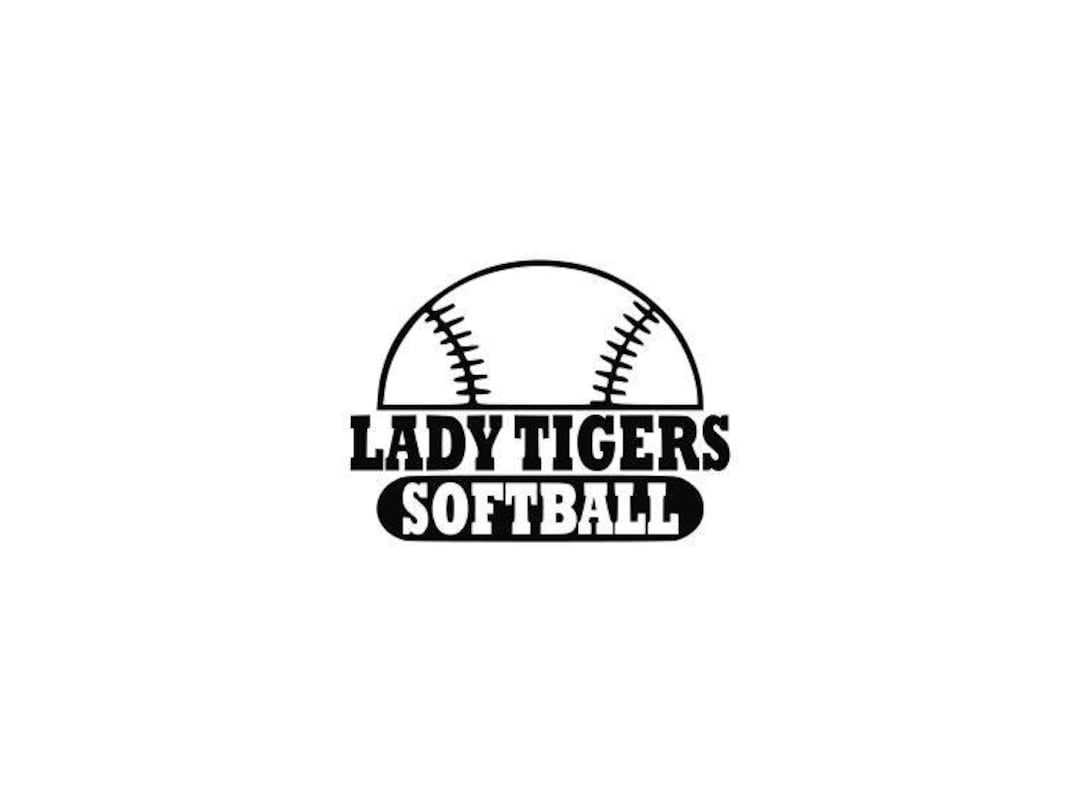 Lady Tigers Svg, Tigers Softball Svg, Softball Svg, SVG, DXF, EPS ...