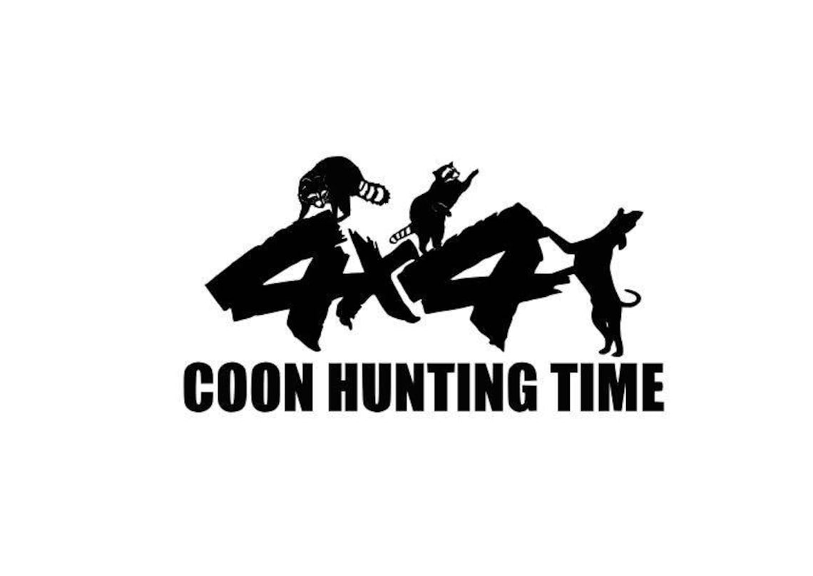 Coon Dogs Svg Coon Dogs Hunting Cutting Files Silhouette - Etsy