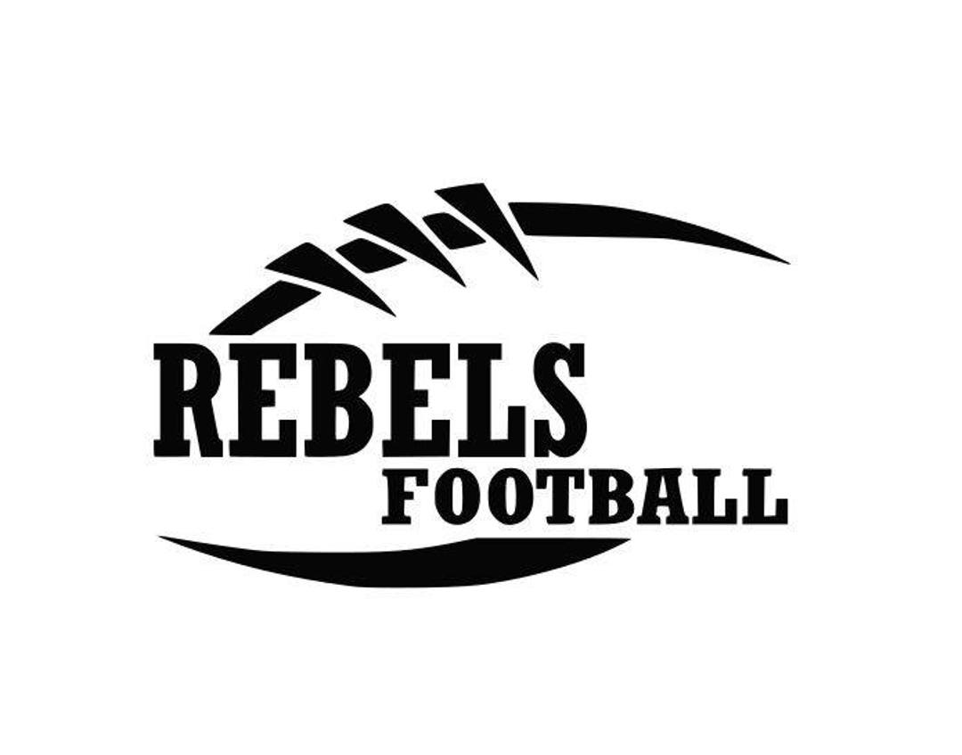 Rebels Football High School College SVG File Cutting, DXF, EPS Design ...
