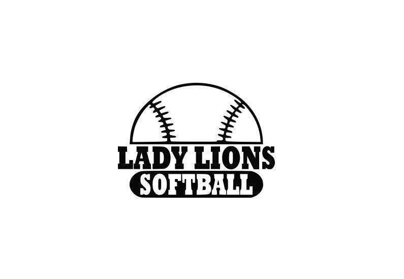 Lady Lions Svg, Lions Softball Svg, Softball Svg, SVG, DXF, EPS ...