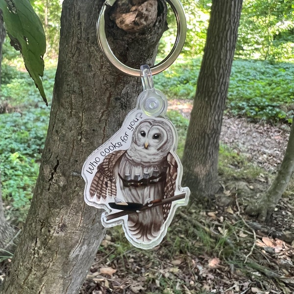 Owl Keychain - Etsy