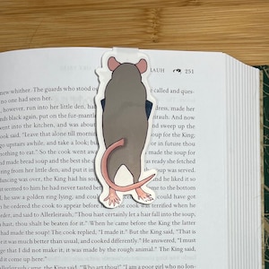 Rat Bookmark, Magnetic Bookmark, Reading, Customizable, - Etsy