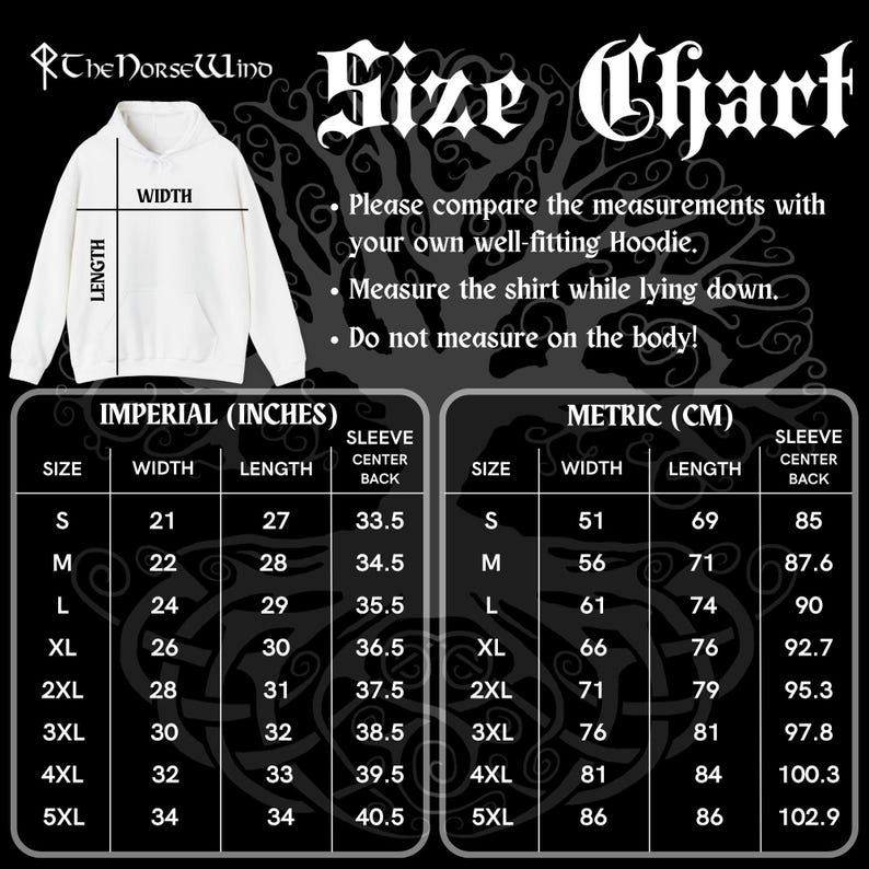 Viking Hoodie Odin’s Ravens Valknut, Norse Mythology Sweatshirt, Huginn ...