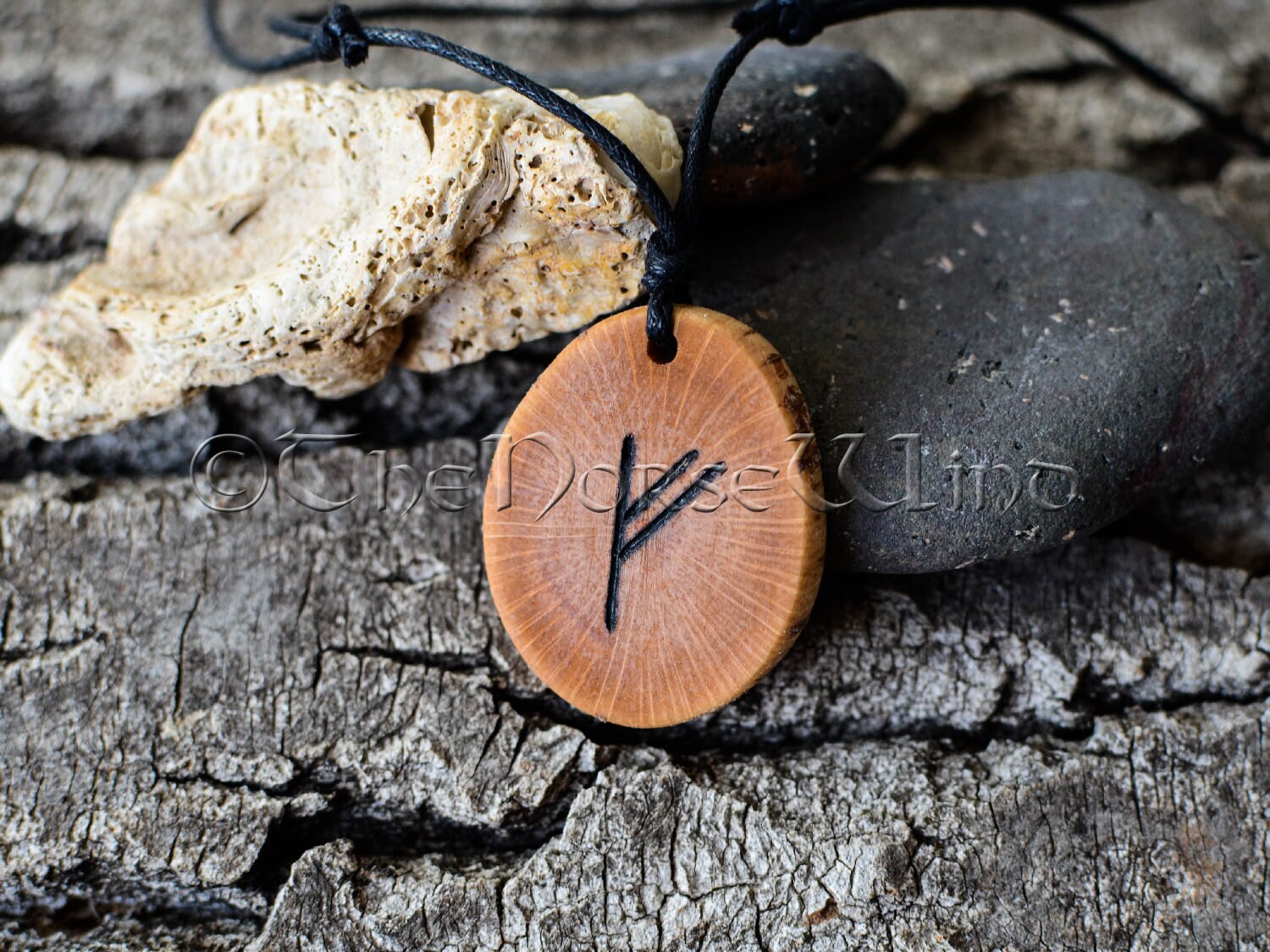 Viking Rune Necklace Norse Rune Symbol of Your Choice Elder - Etsy
