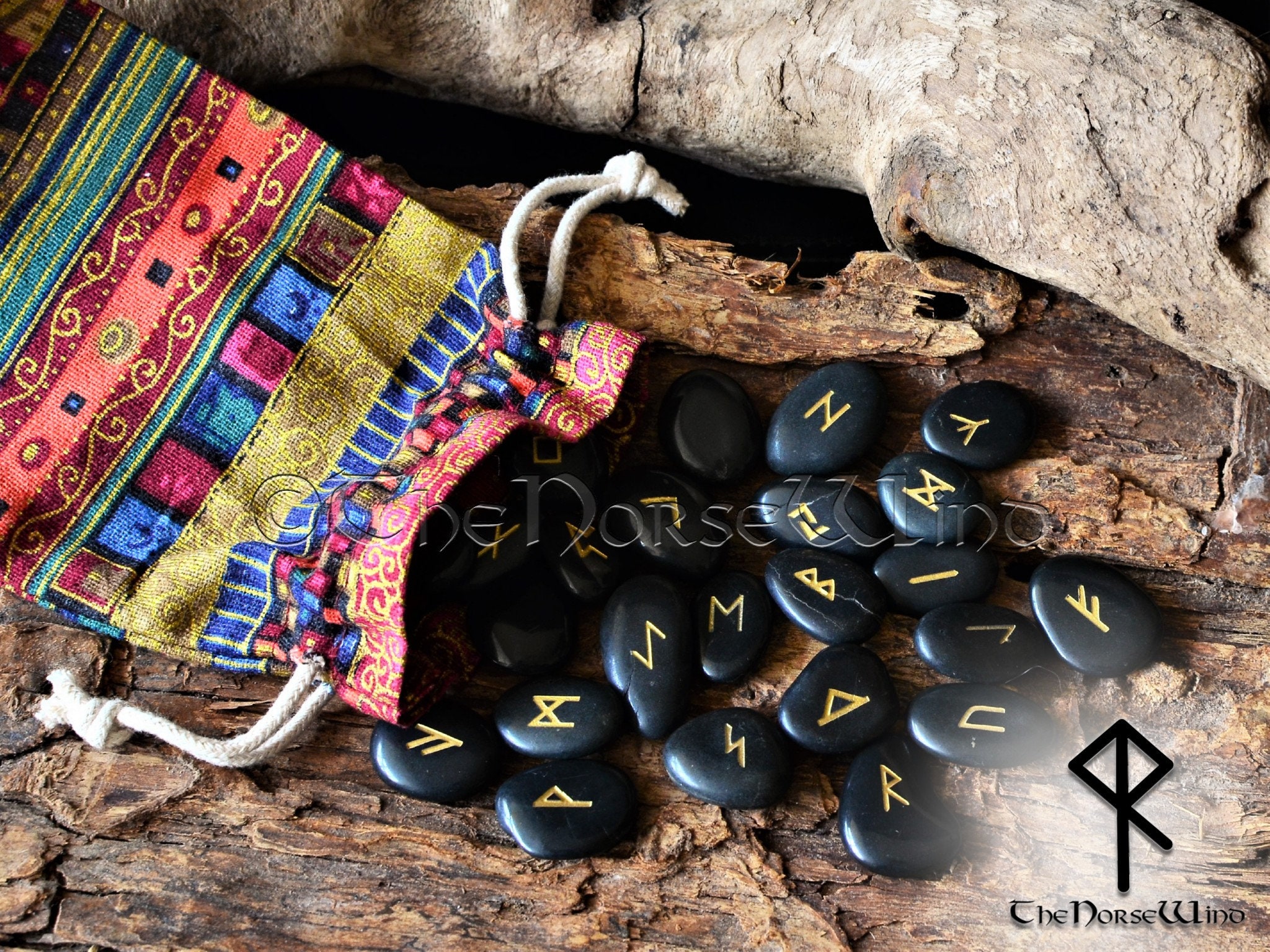 Viking Rune Stones Set Elder Futhark Viking Runes | Etsy