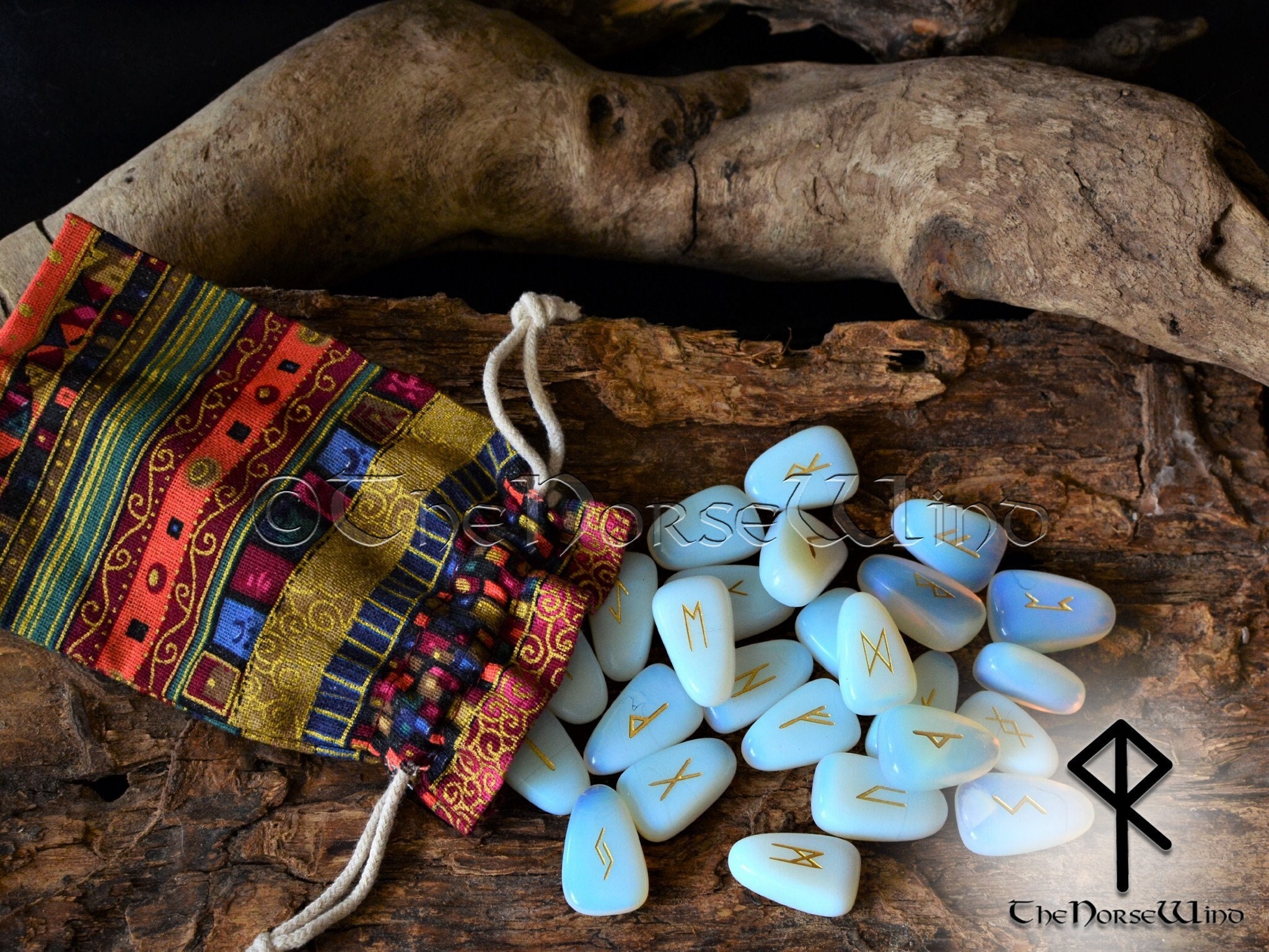 Viking Rune Stones Set Elder Futhark Viking Runes | Etsy