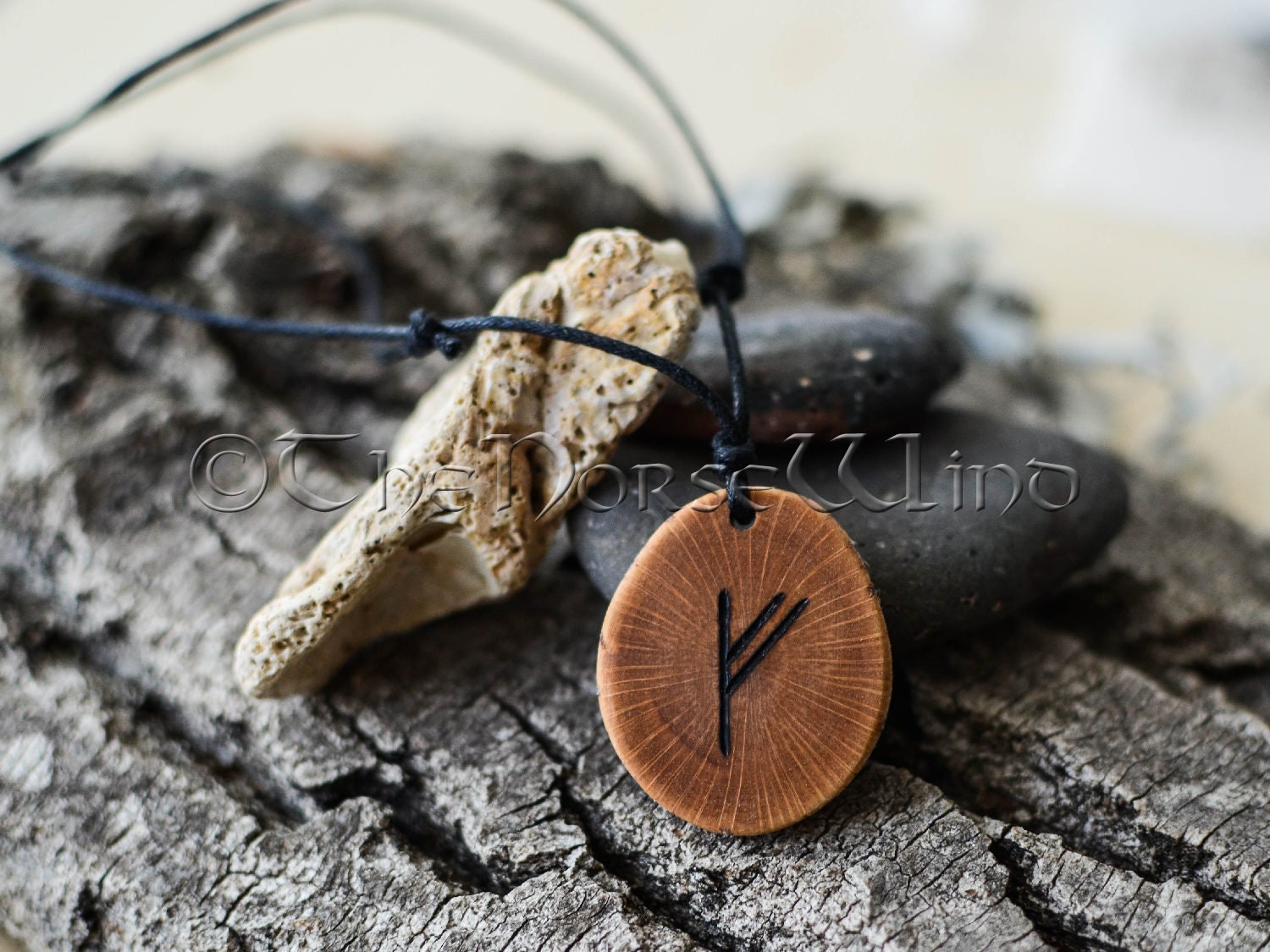 Viking Rune Necklace Norse Rune Symbol of Your Choice Elder - Etsy