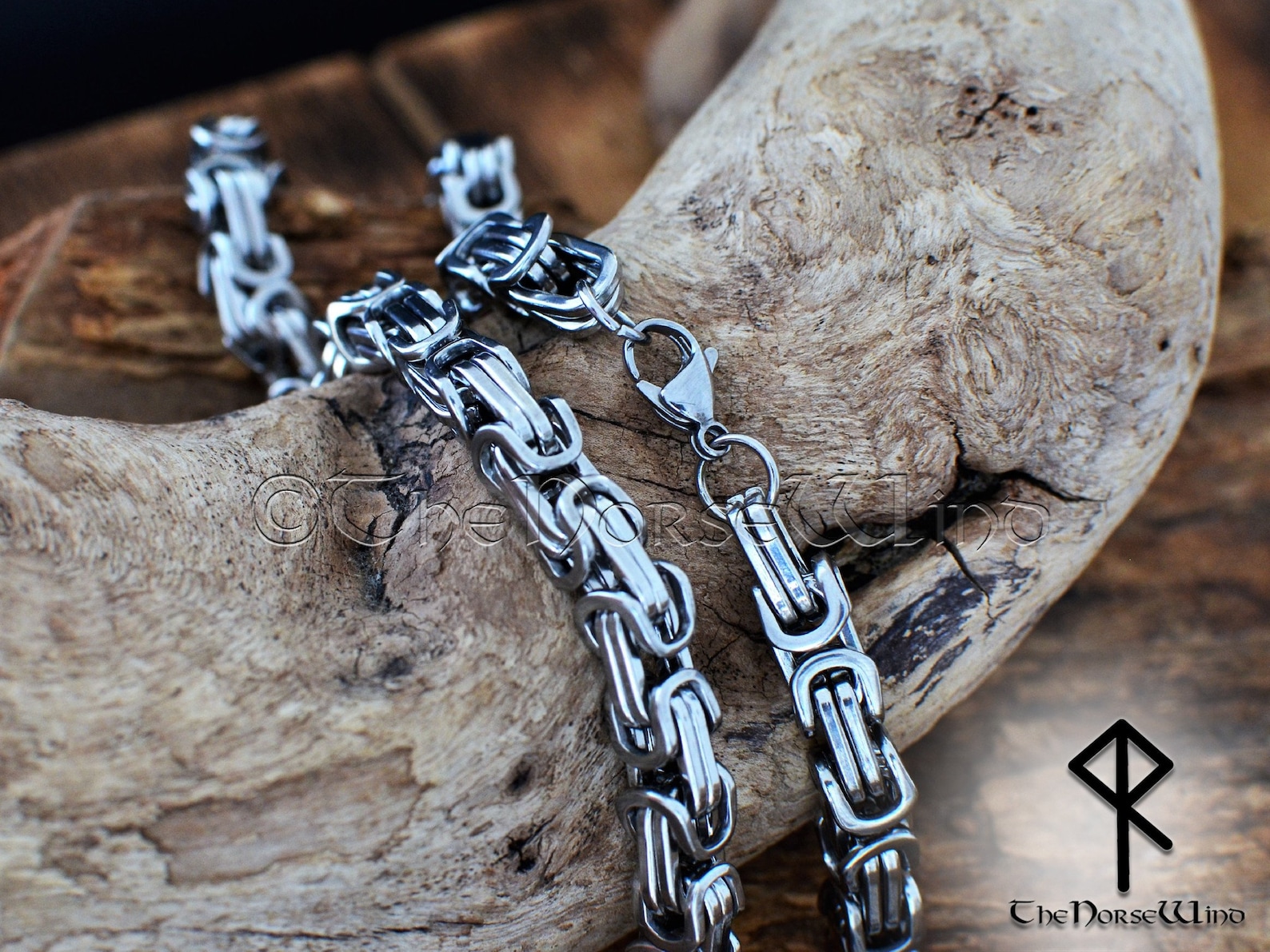 Byzantine Chain Viking Necklace Premium Quality Stainless - Etsy