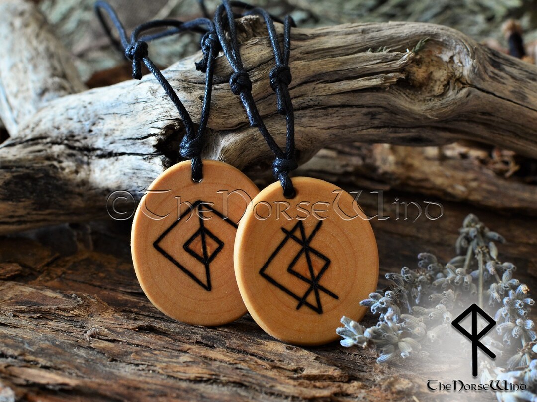 Viking Love Rune Necklace: Attraction Amulet & Fertility Talisman ...