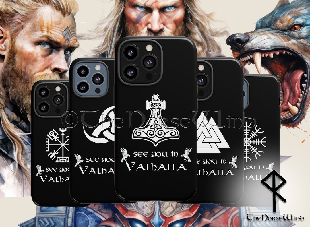 Viking Phone Case - Norse Warriors Tough Case for iPhone 16, Samsung ...
