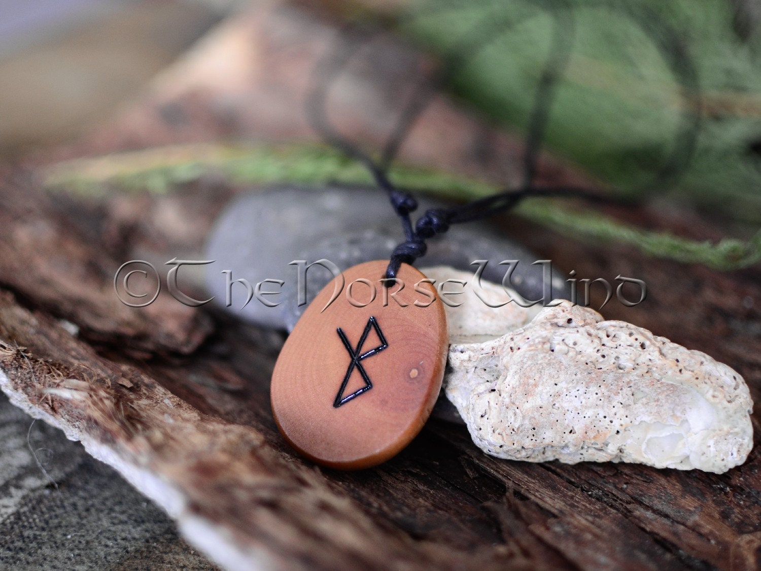 Viking Bind Rune Amulet of Regeneration Runes Necklace - Etsy