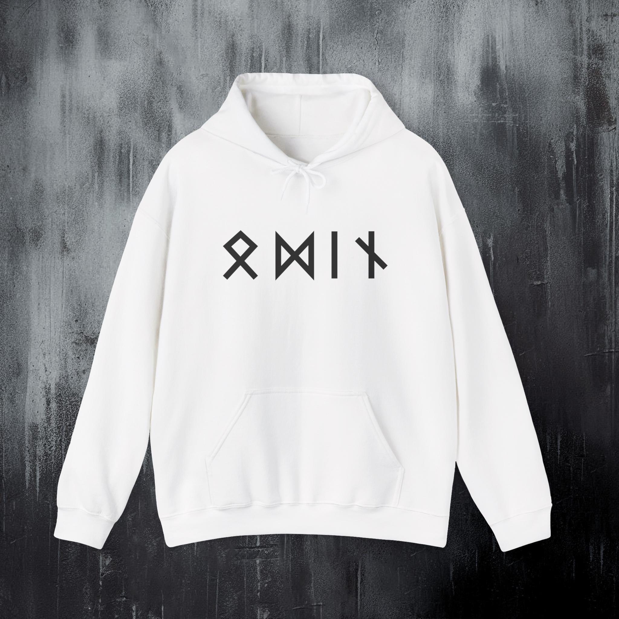 Viking Runes Hoodie ODIN in Futhark Runes Sweatshirt, Norse Mythology ...