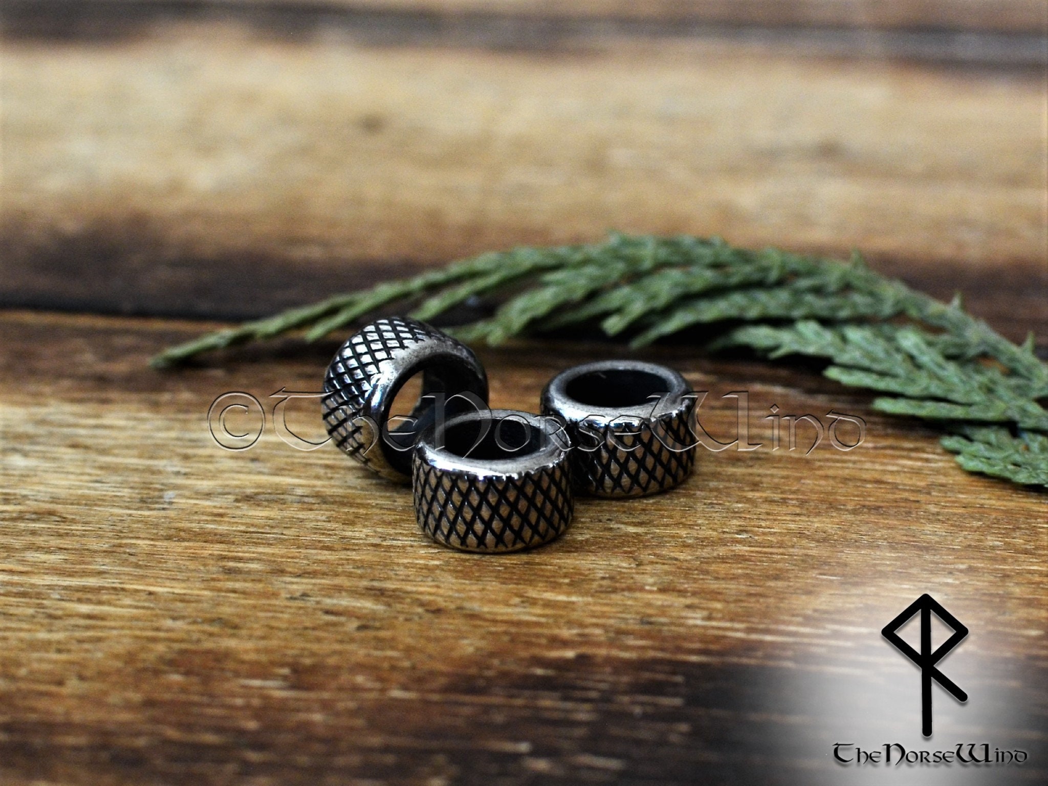 Viking Beard Beads Stainless Steel Hair Beads Viking Beard | Etsy