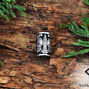 Viking Raven Beard Beads, Odin Ravens Hair Rings, Norse Mythology Rune ...