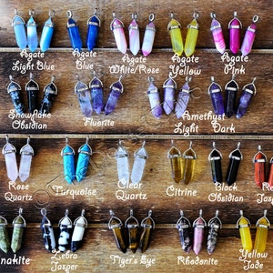 Norse Witch Pendulum Necklace, Crystal Dowsing Amulet, Wiccan Spiritual ...