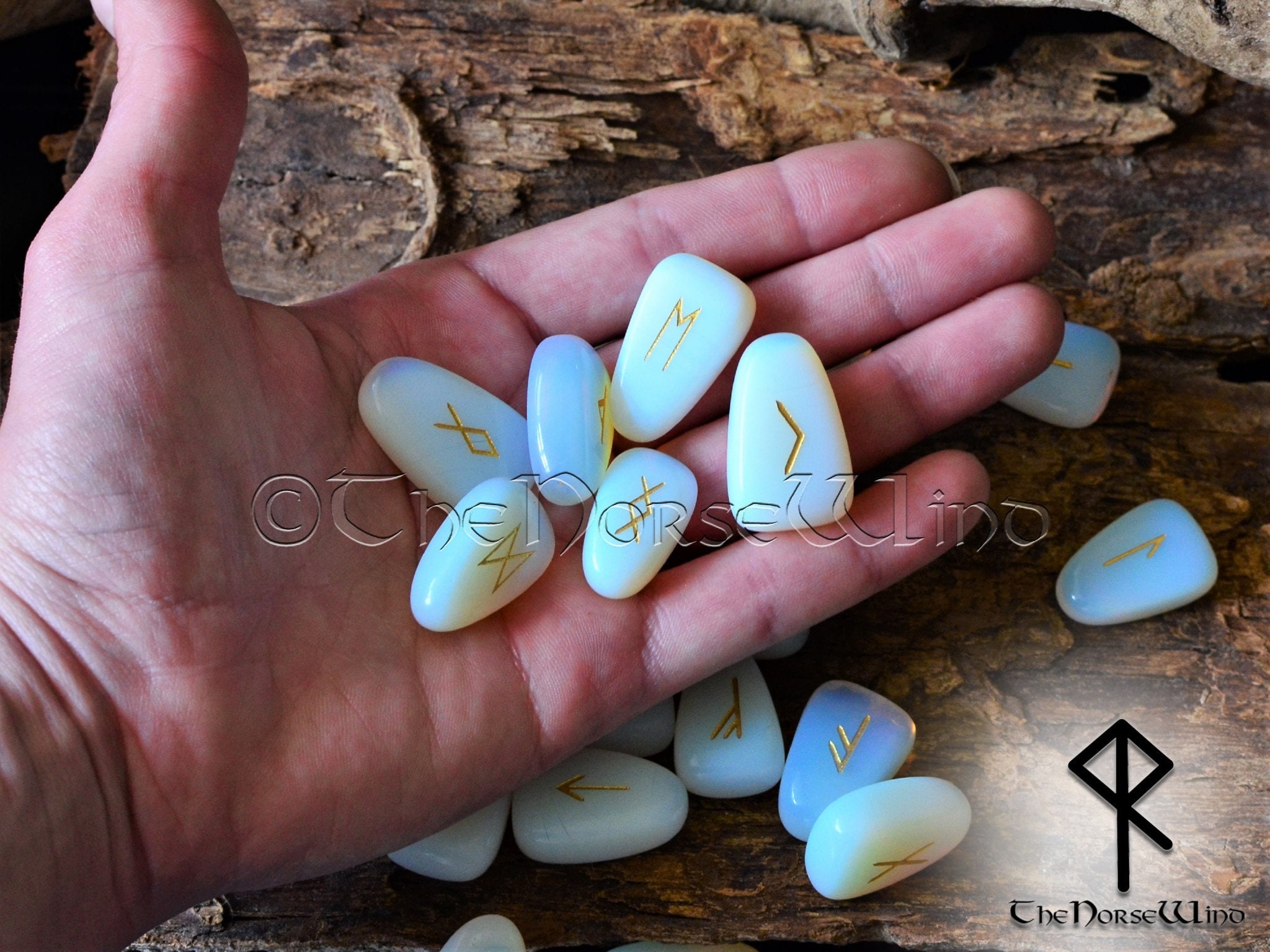 Viking Rune Stones Set Elder Futhark Viking Runes | Etsy