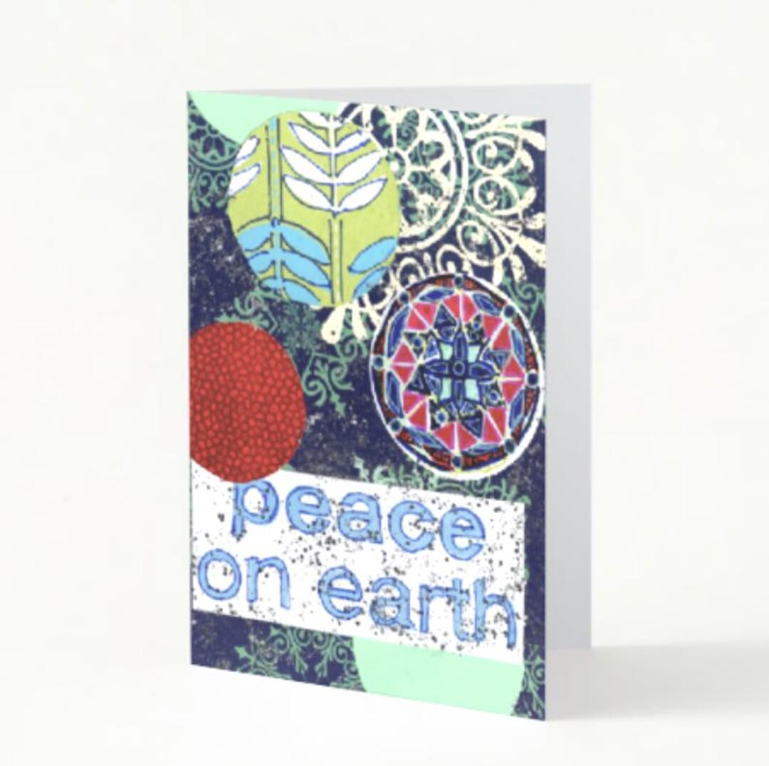 Peace on Earth 5x7 Greeting Card - Etsy