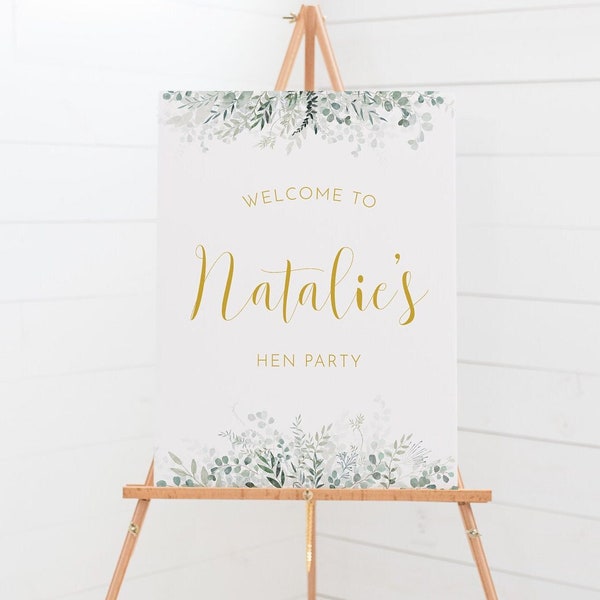 Welcome Party Sign - Etsy UK