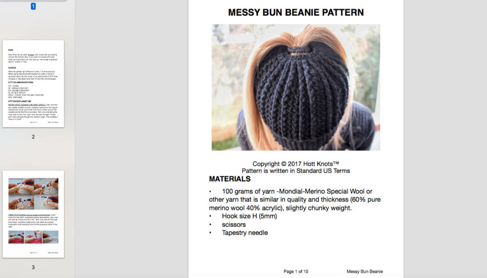 Messy Bun Pattern Messy Bun Touque Crochet Hat Pattern - Etsy Australia