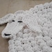 Crochet Rug Pattern, Animal Rug Pattern, Crochet Animal Rug, Crochet ...