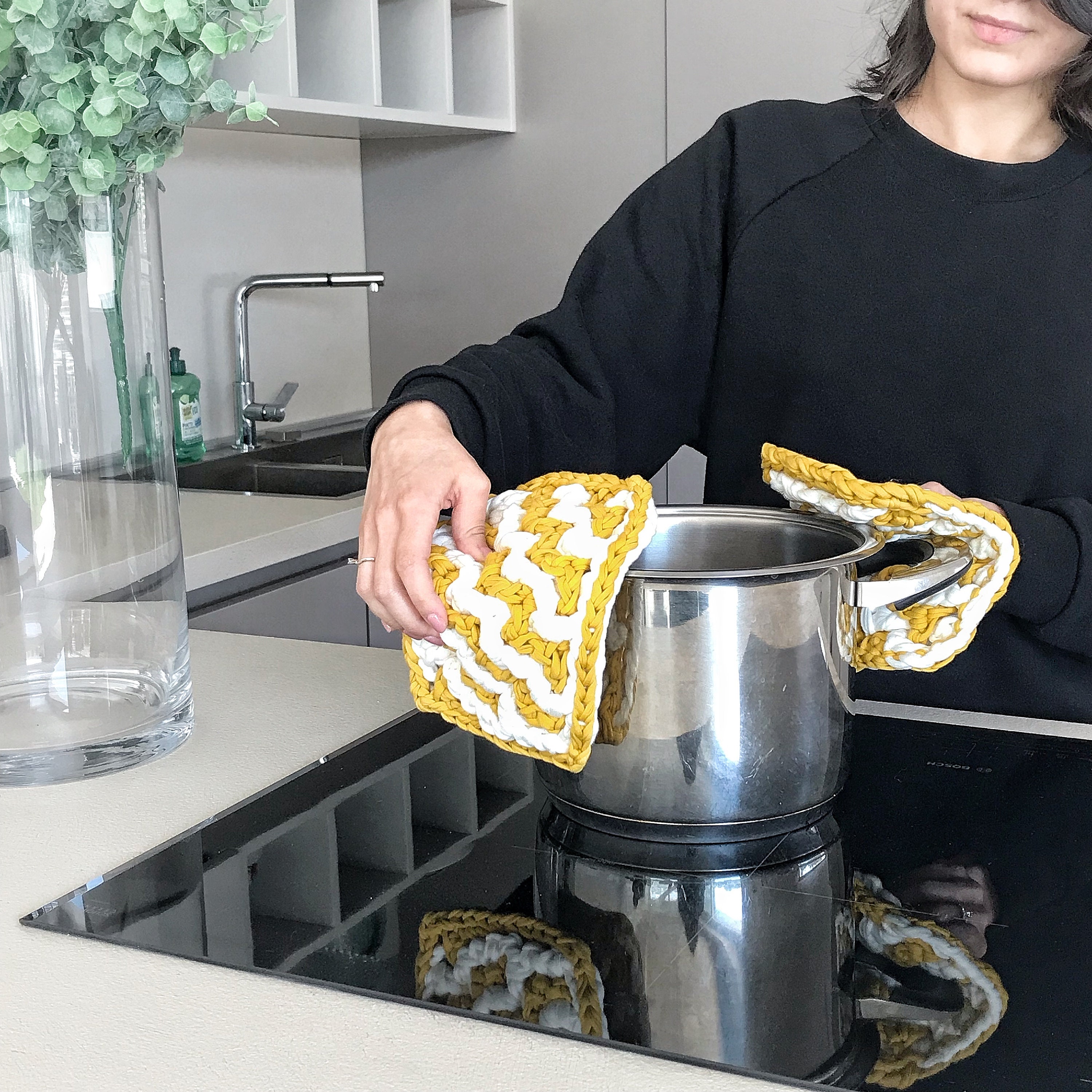 Fall Crochet Pattern Hot Pads Pattern Oven Mitt Crochet - Etsy