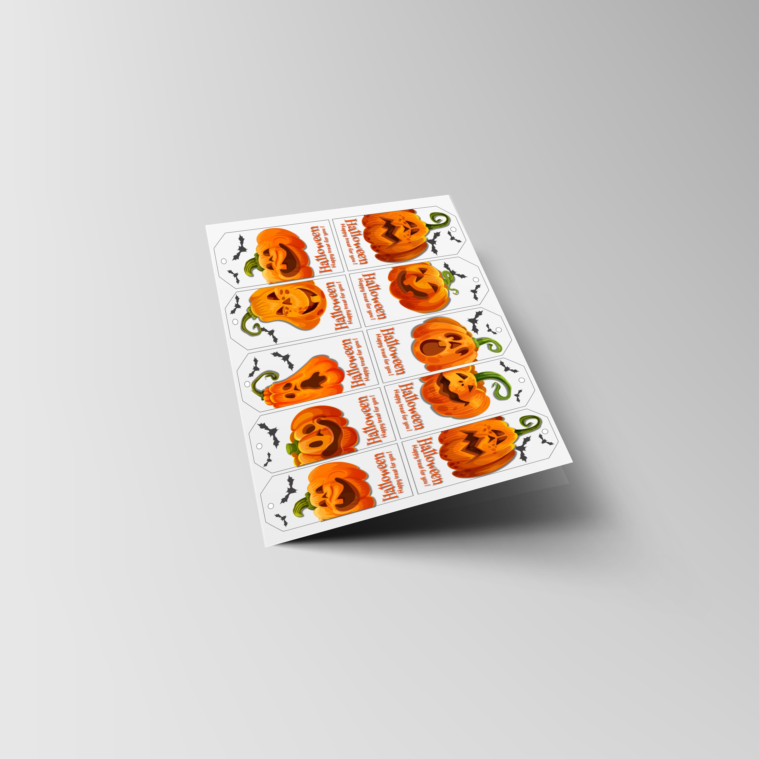HALLOWEEN GIFT TAGS Digital Files Printable Download - Pumpkin, Pumpkin ...