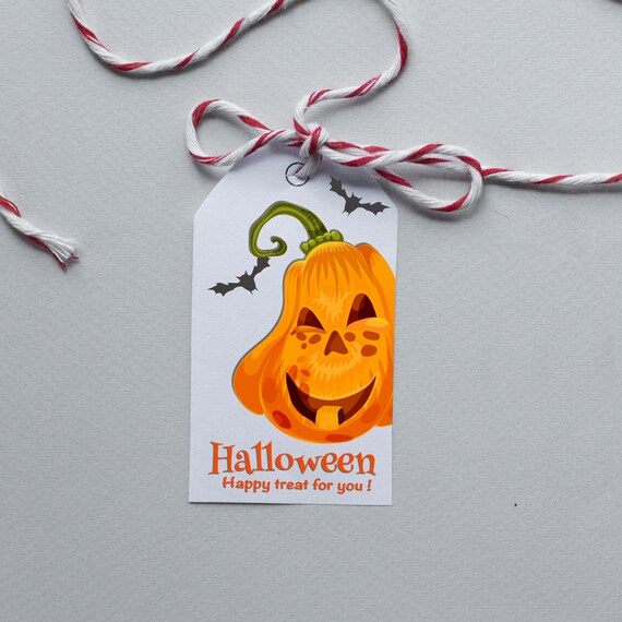 HALLOWEEN GIFT TAGS Digital Files Printable Download | Etsy
