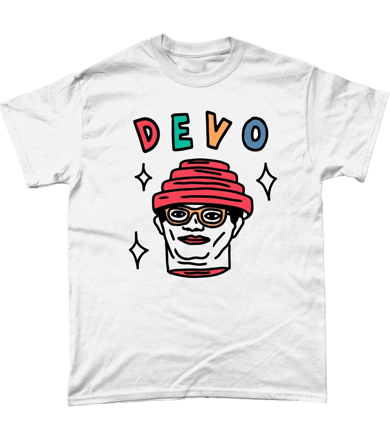 Punk DEVO T-shirt | Etsy UK