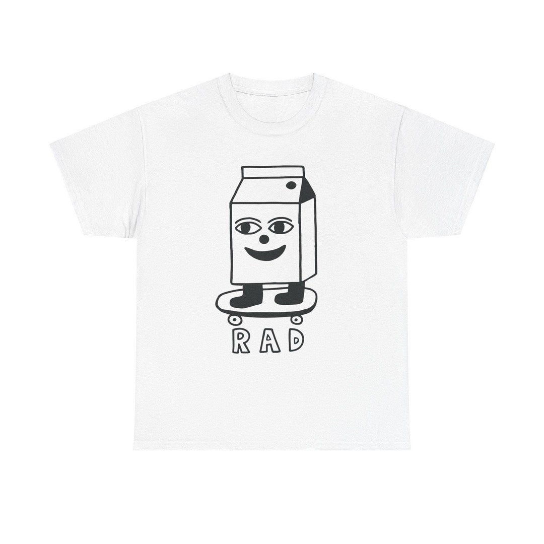 Rad Milk Carton Skateboard T-shirt: Gabriel Hollington Design - Etsy