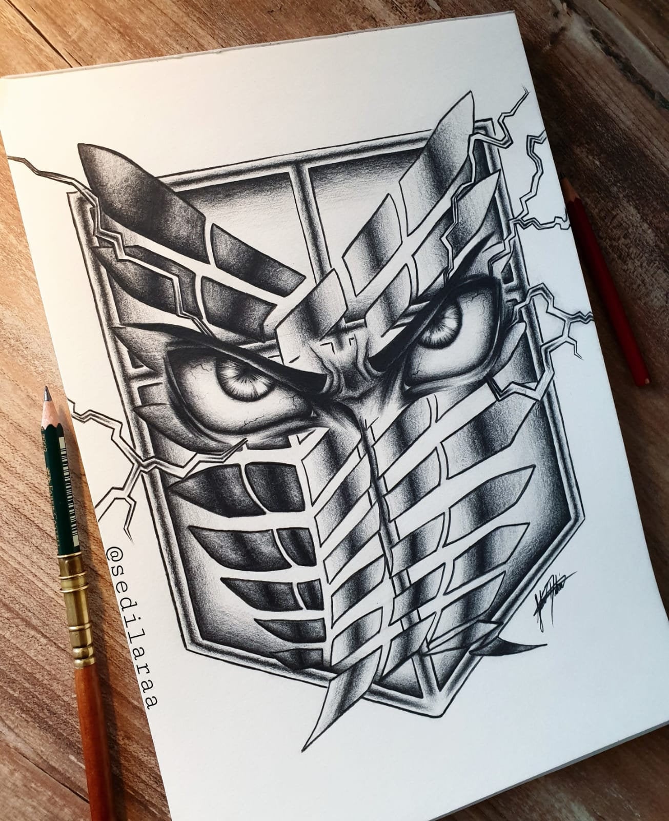 Eren Jaeger Titan Drawing