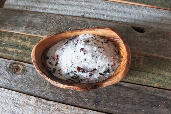 Tea-infused Bath Salt Gift Set: Luxury Bath Salts Organic - Etsy