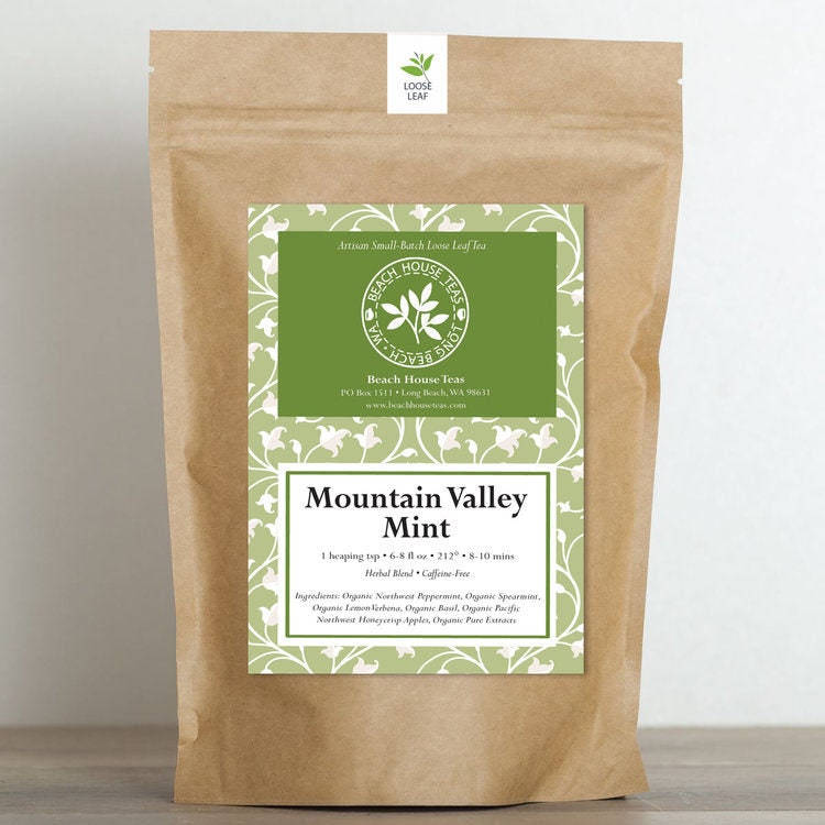 Artisan Loose Leaf Tea: Mountain Valley Mint Small Batch - Etsy