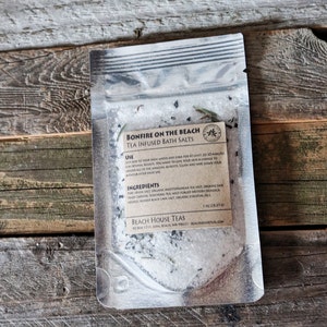 Tea-infused Gift Set: Luxury Foot Soak Salts and Bath Salts for Men ...