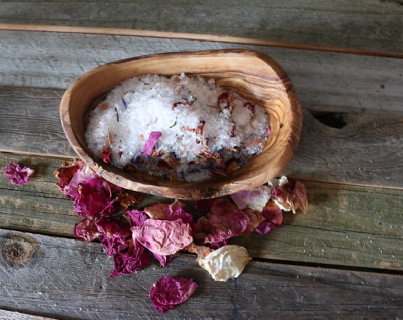 Tea-infused Bath Salt Gift Set: Luxury Bath Salts Organic - Etsy