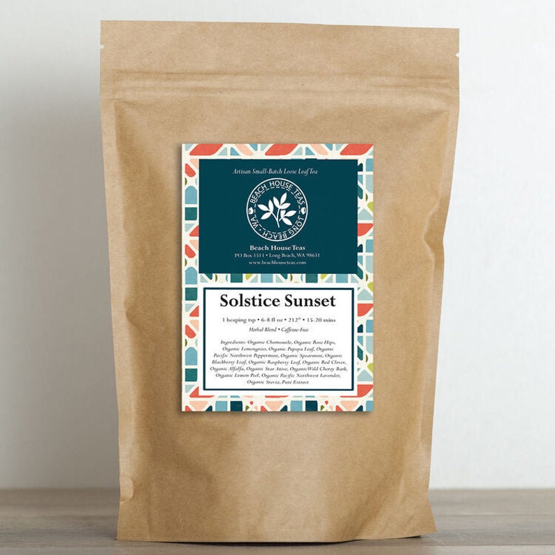 Artisan Loose Leaf Tea: Solstice Sunset Small Batch - Etsy