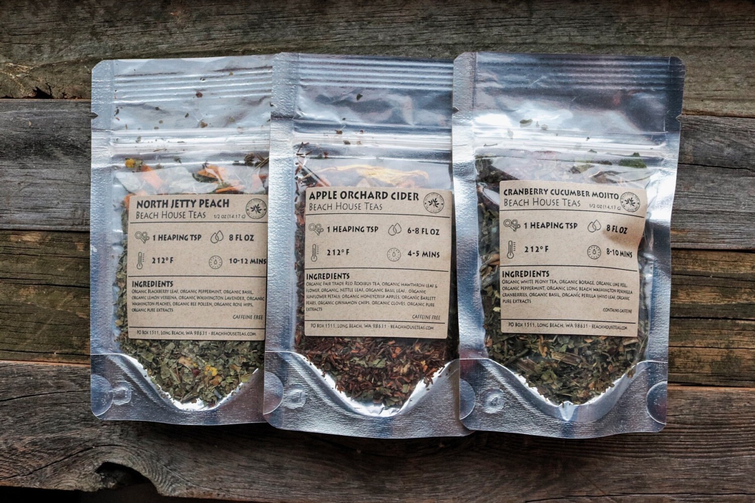 Northwest Farmer's Market Loose Leaf Tea Artisan Gift Set: Three ...