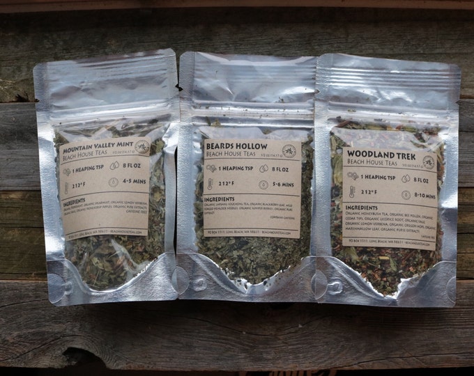 Pacific Northwest Outdoor Loose Leaf Tea Artisan Gift Set: Three ...