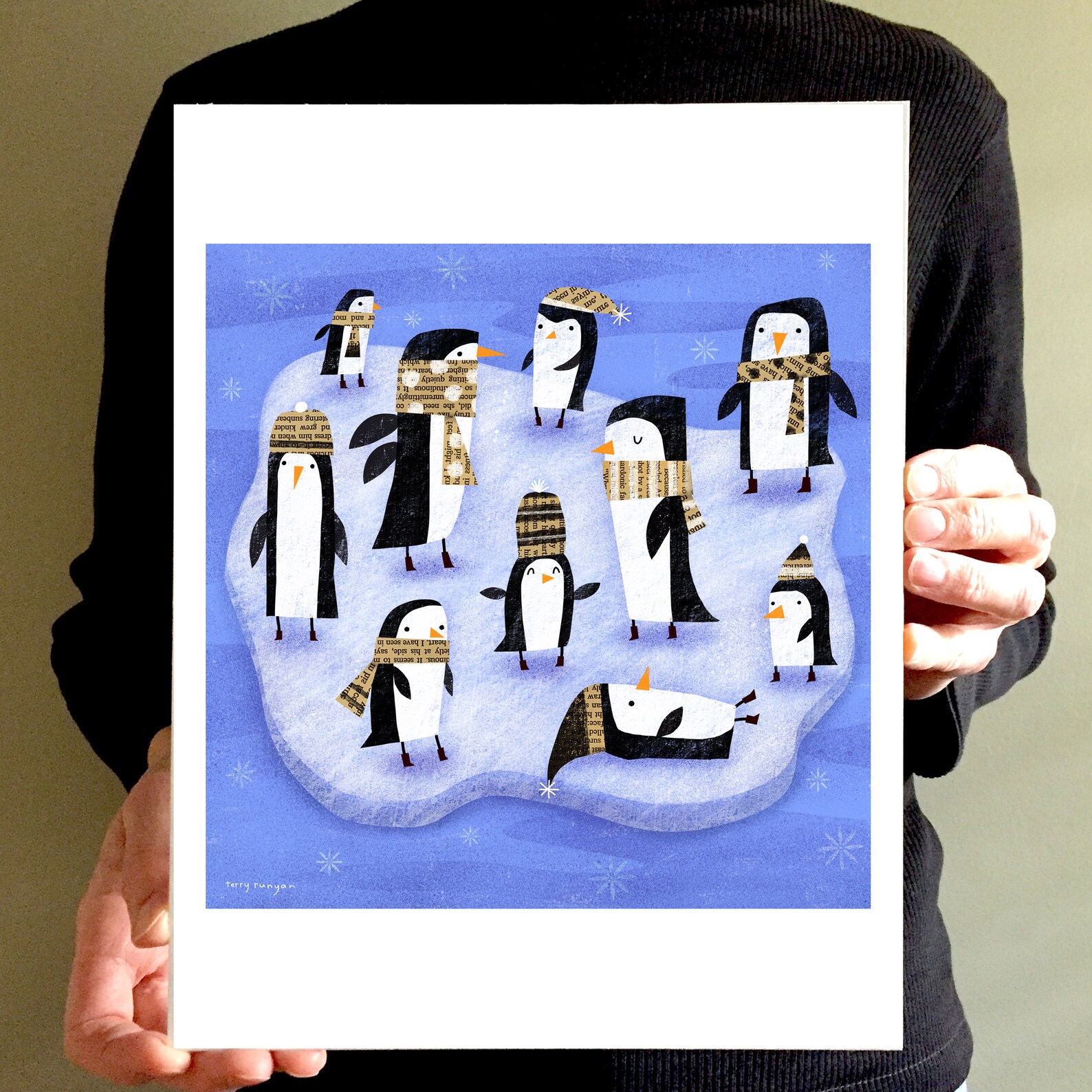 PRINTED PAPER PENGUINS - Etsy
