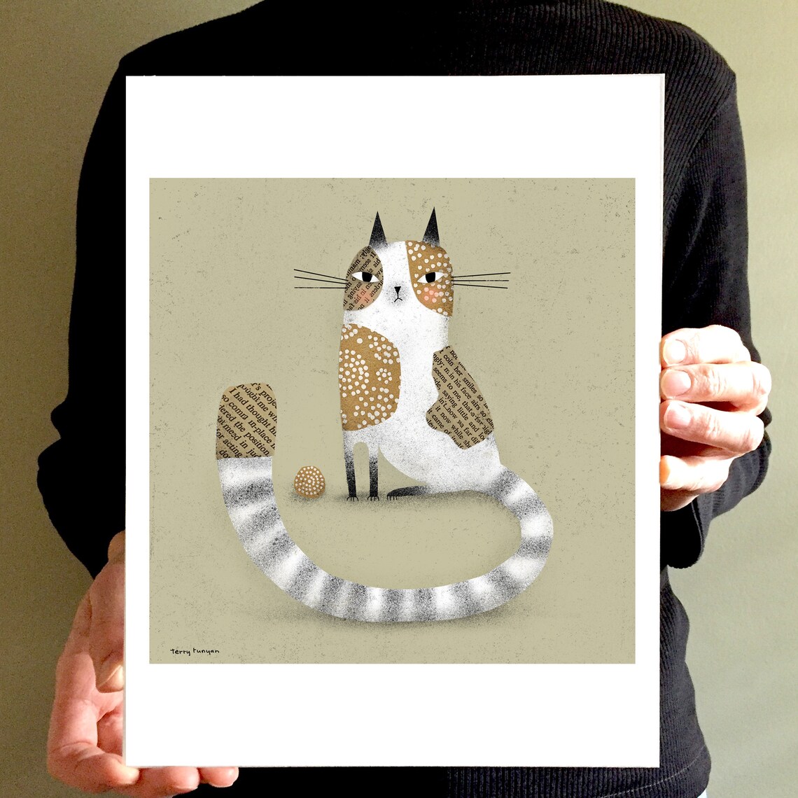 PATCHWORK CAT | Etsy