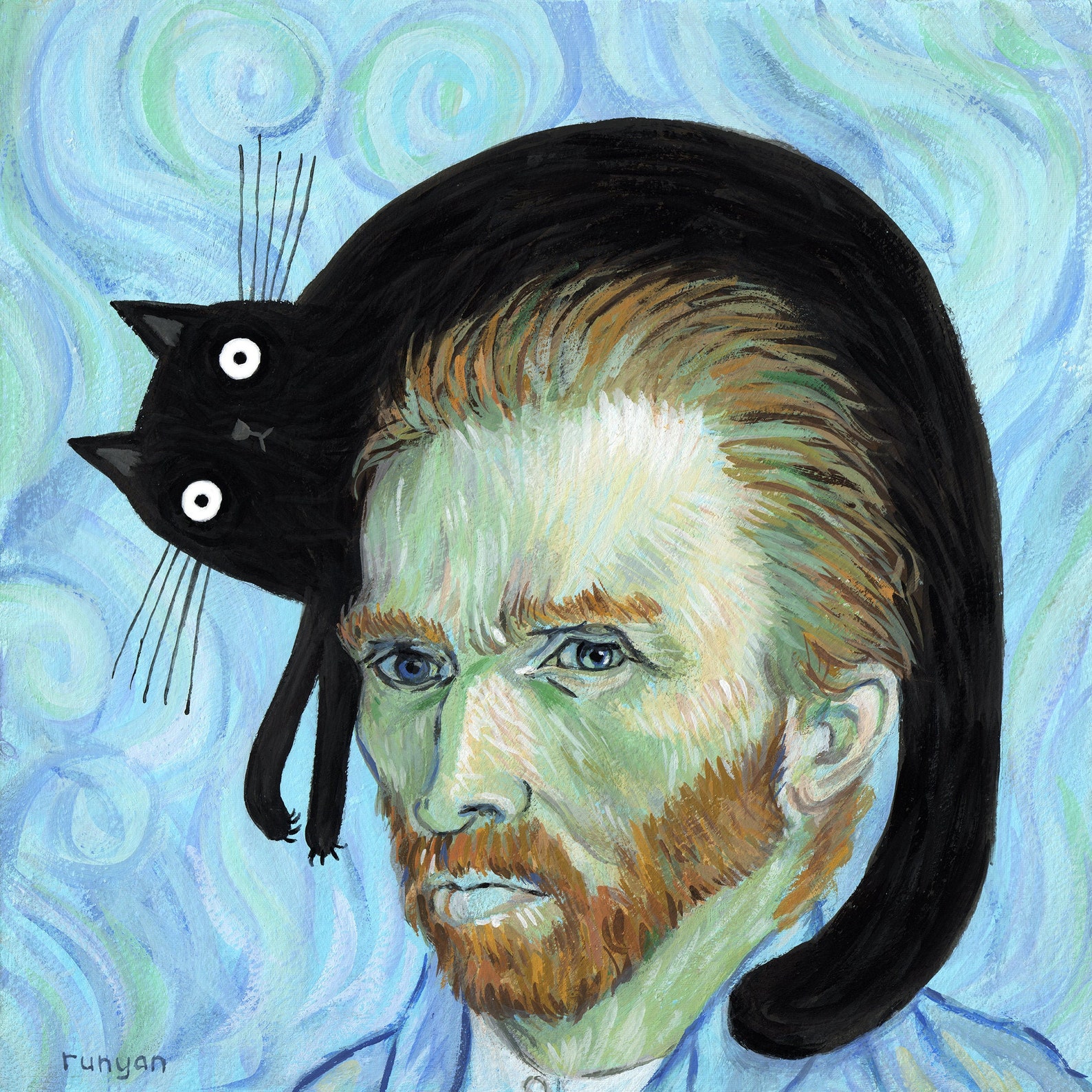 VAN GOGH'S CAT - Etsy
